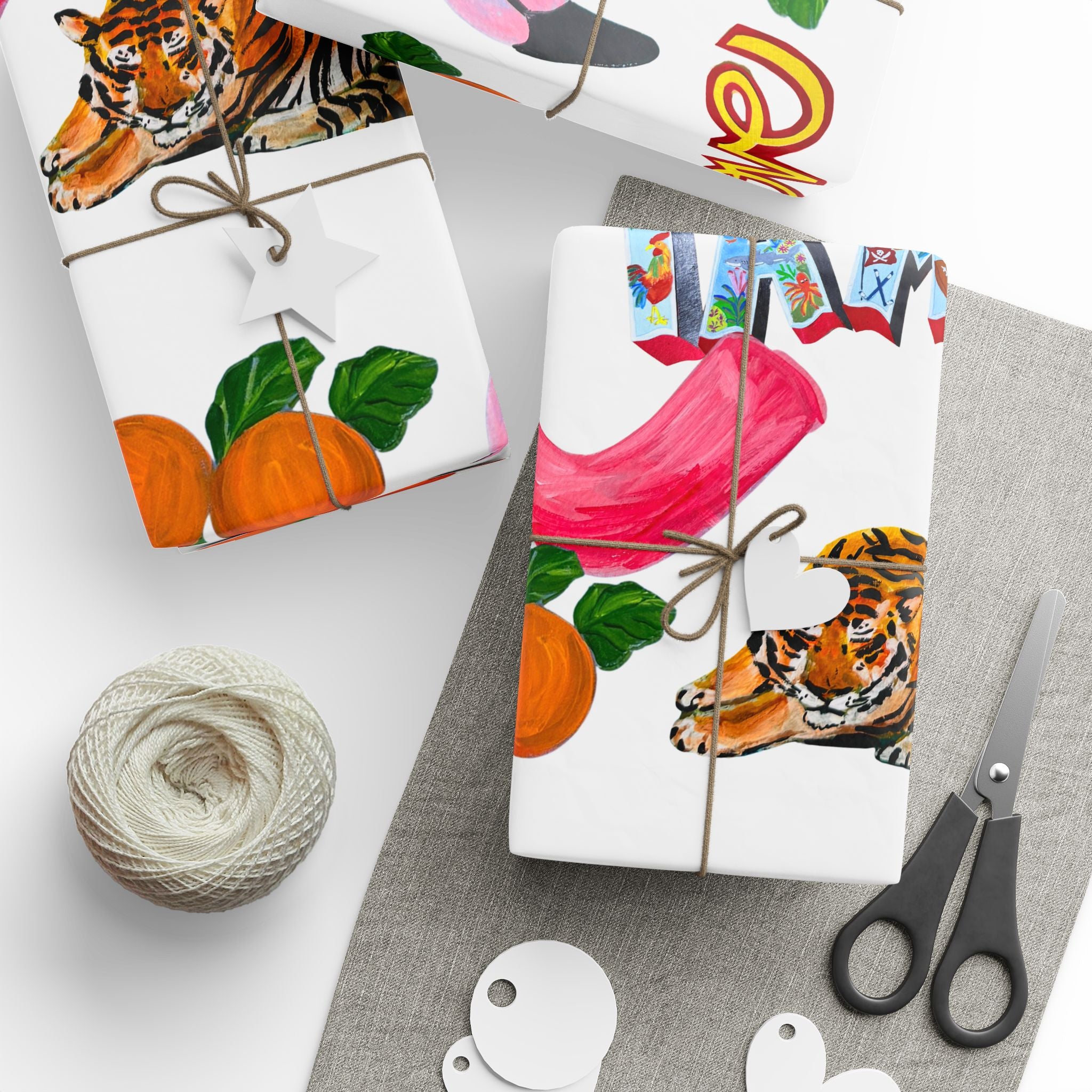 "I Love Tampa" Phoebe & Duran Gift Wrapping Paper – Saxon Andrew Publishing